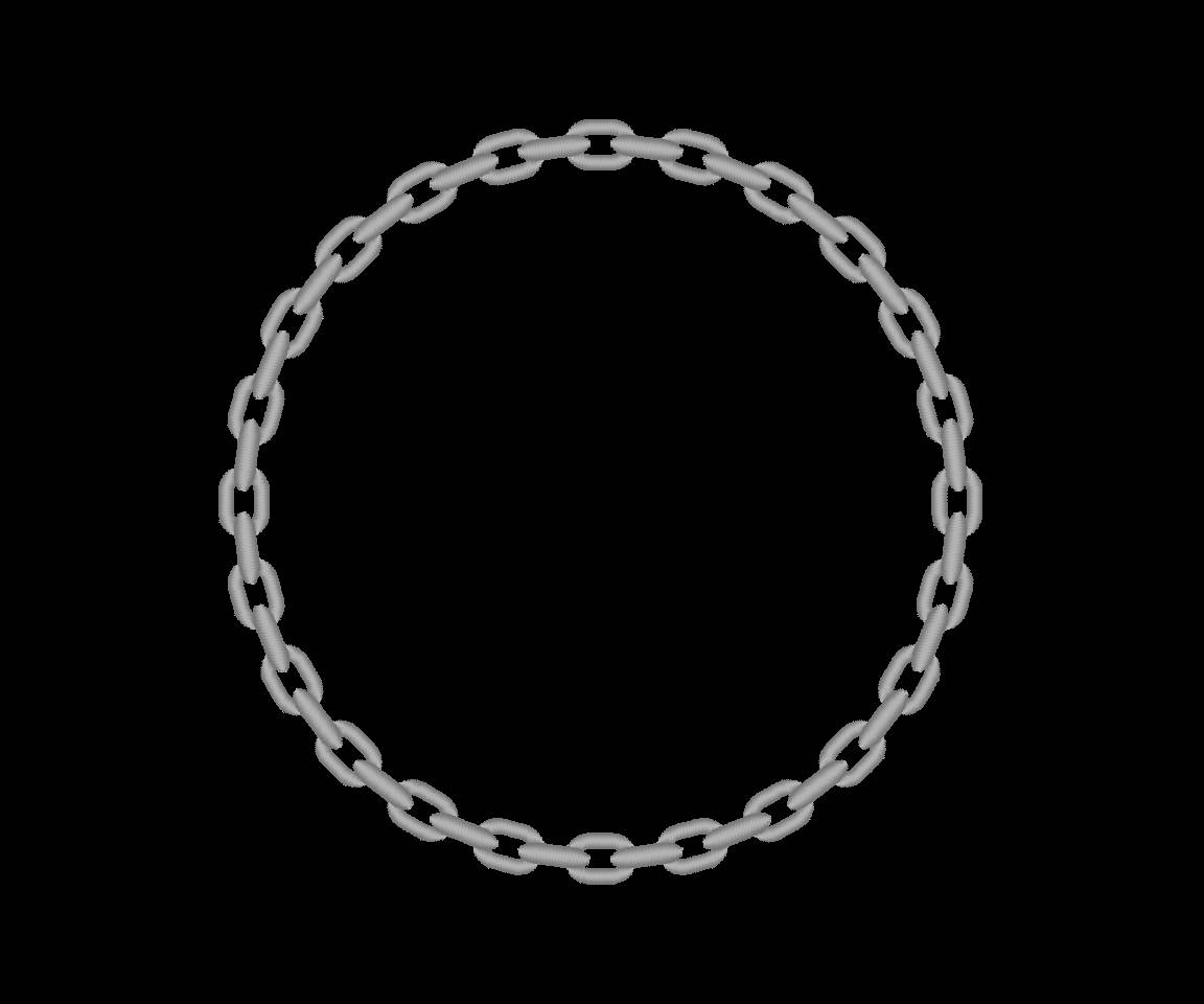 Chain Links Circle Chains Embroidery Machine Design - Etsy