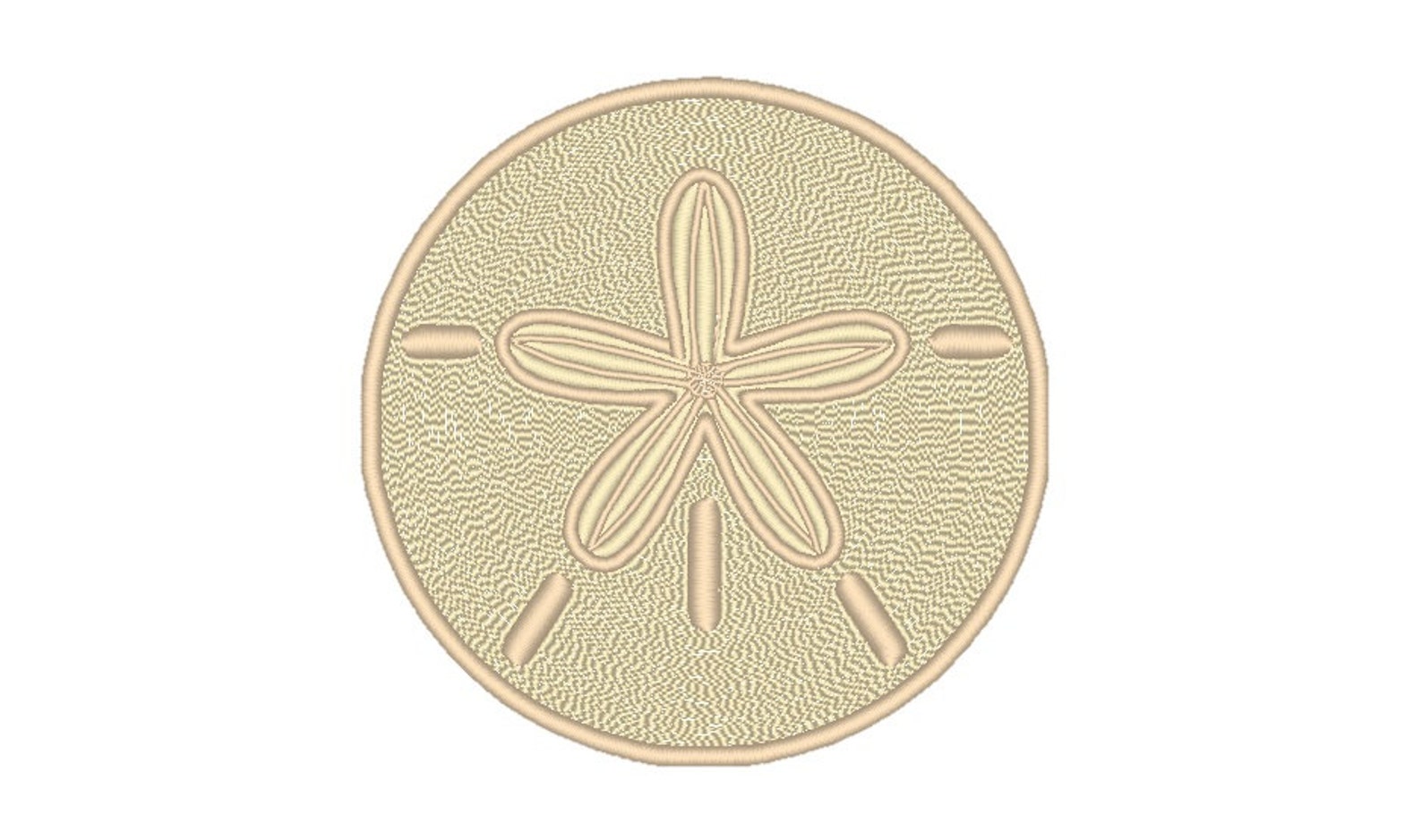 Sand Dollar Embroidery Design - Etsy