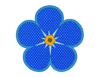 Forget Me Not Embroidery Design - Etsy