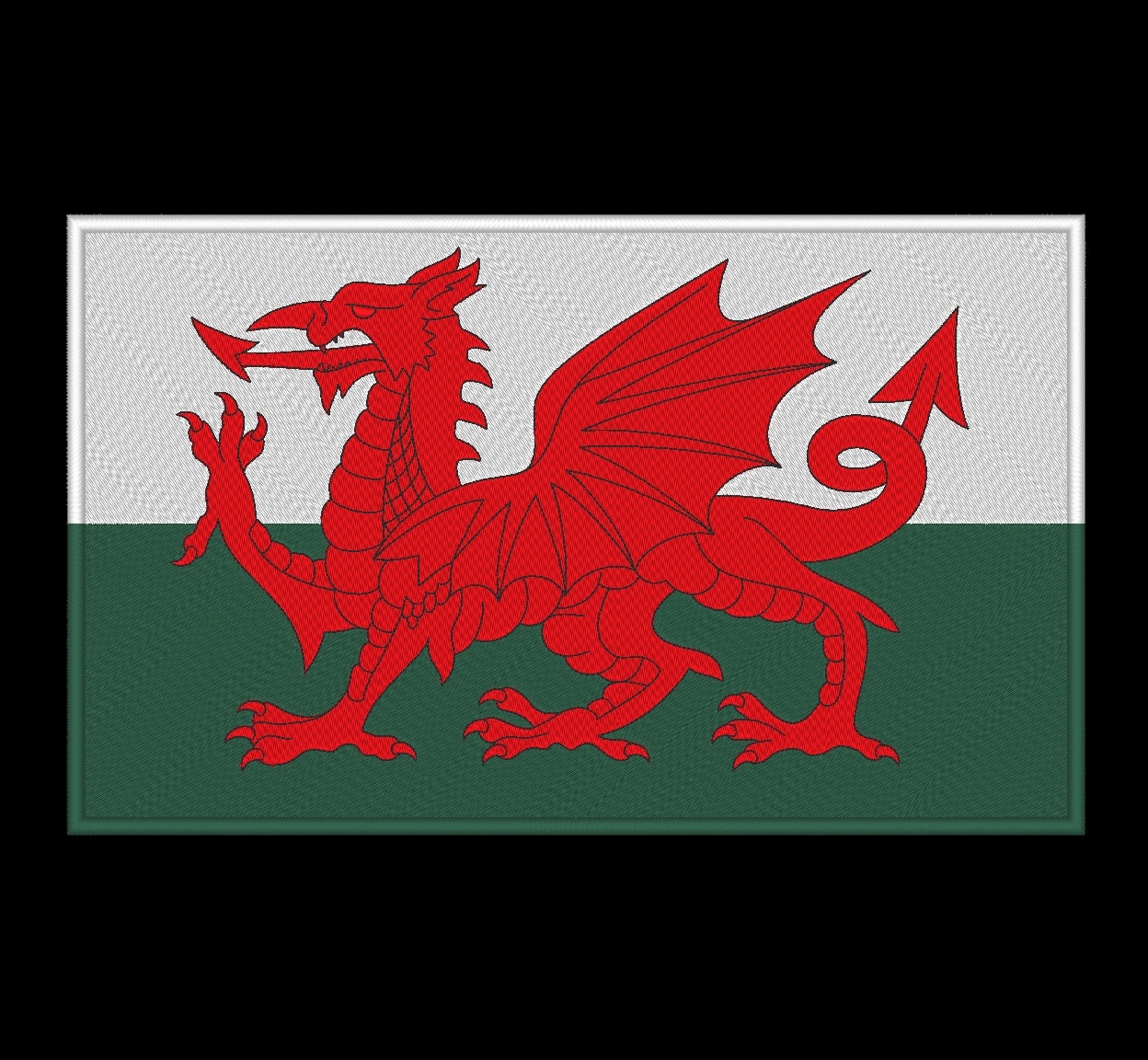 Wales Welsh Flag Embroidery Design - Etsy