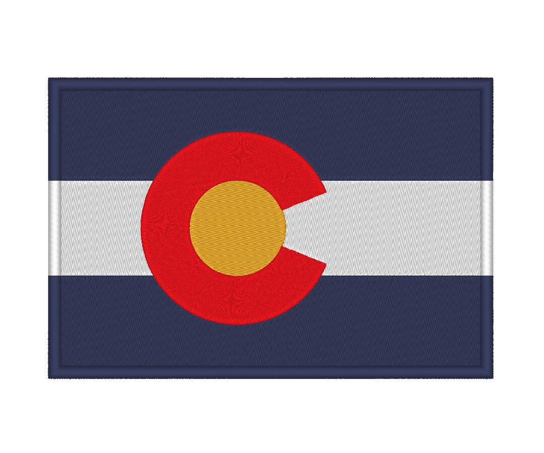 Colorado State Flag Embroidery Machine Design - Etsy