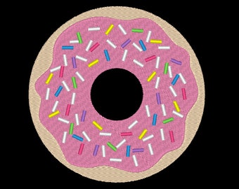 Donut Embroidery | Etsy