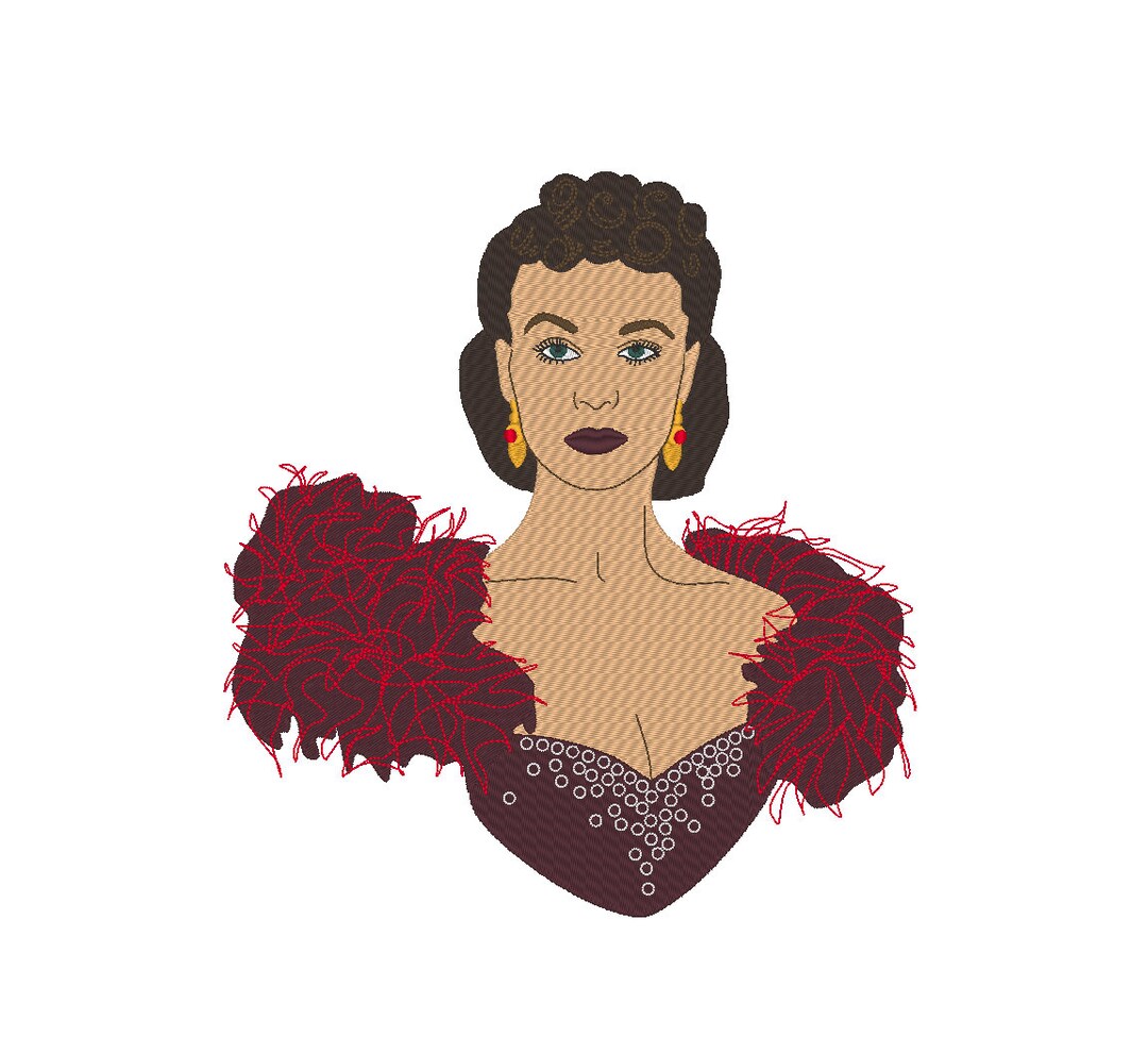 Scarlett Embroidery Design - Etsy
