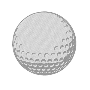 Golf Ball Embroidery Machine Design - Etsy