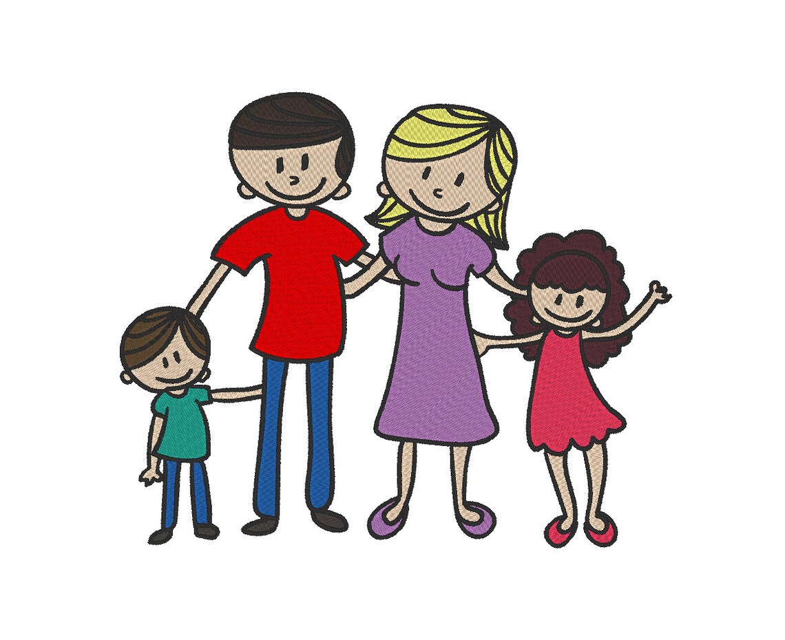 Family Embroidery Machine Design - Etsy