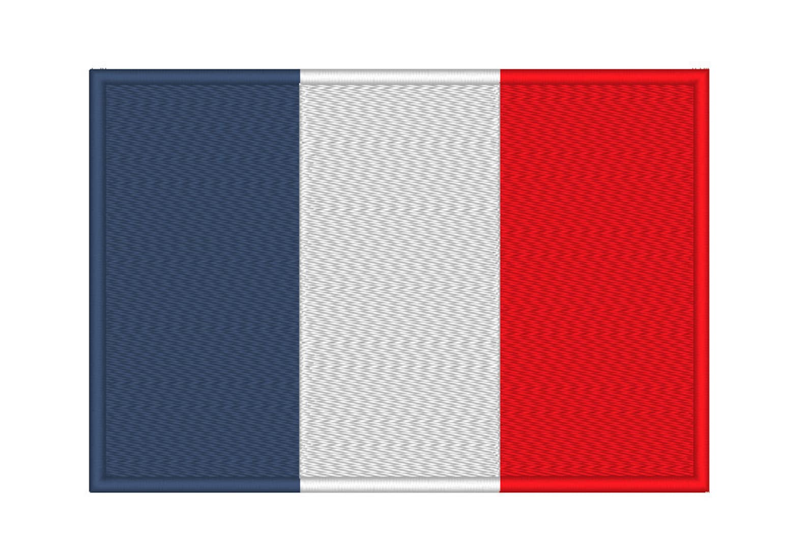 France Flag Embroidery Machine Design - Etsy