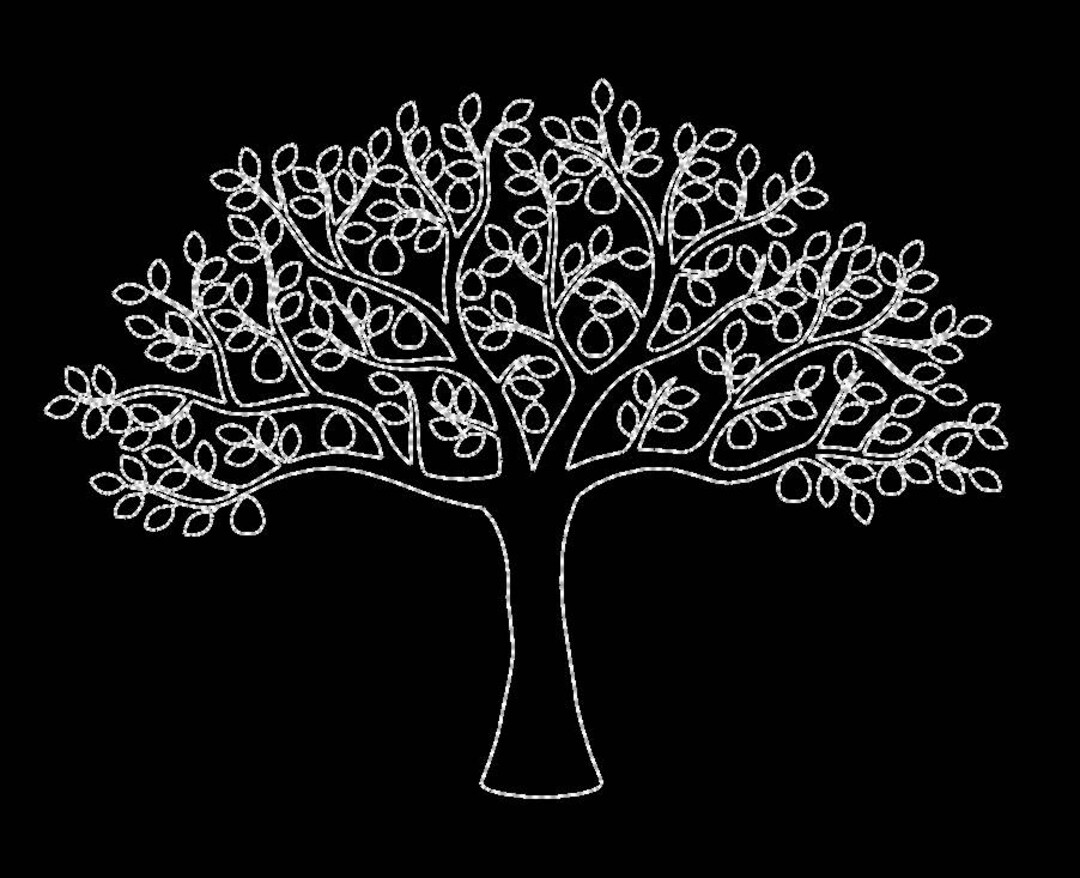 Tree of Life Whitework Redwork Embroidery Design - Etsy