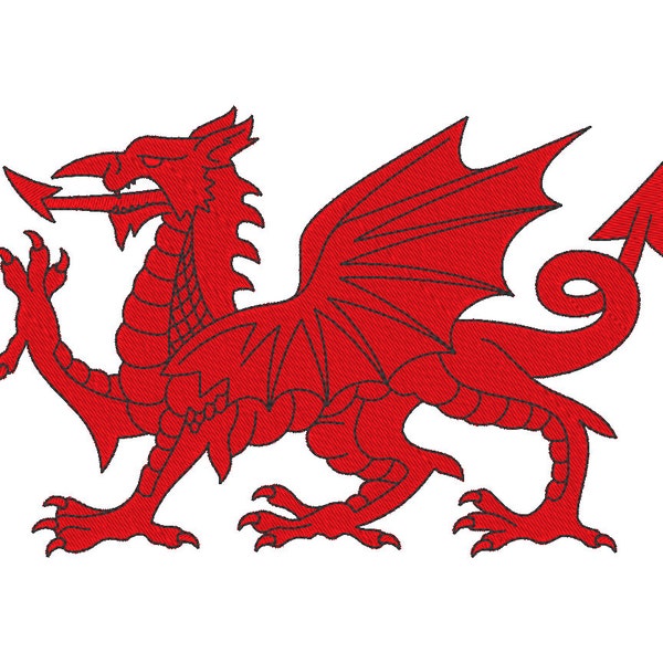Welsh Dragon - Etsy