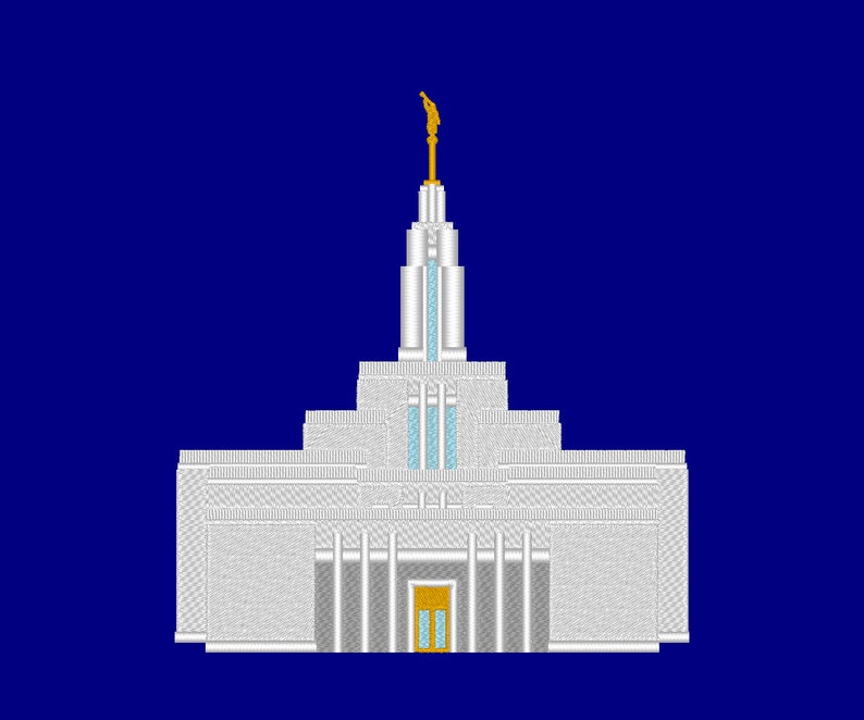 Draper Utah Temple Embroidery Machine Design - Etsy Canada