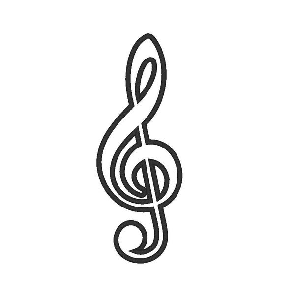 Treble Clef Pattern - Etsy