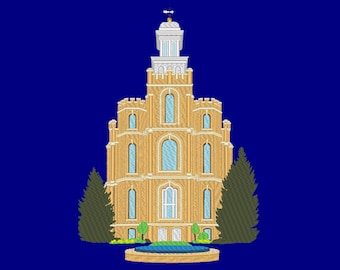 Temple Embroidery | Etsy