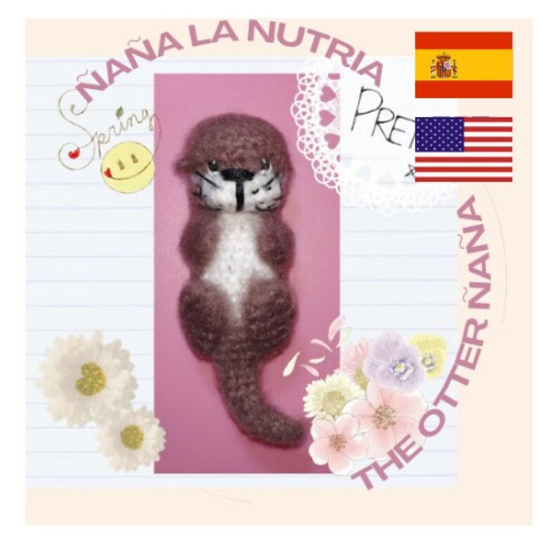 ÑAÑA AMIGURUMI NUTRIA - Etsy