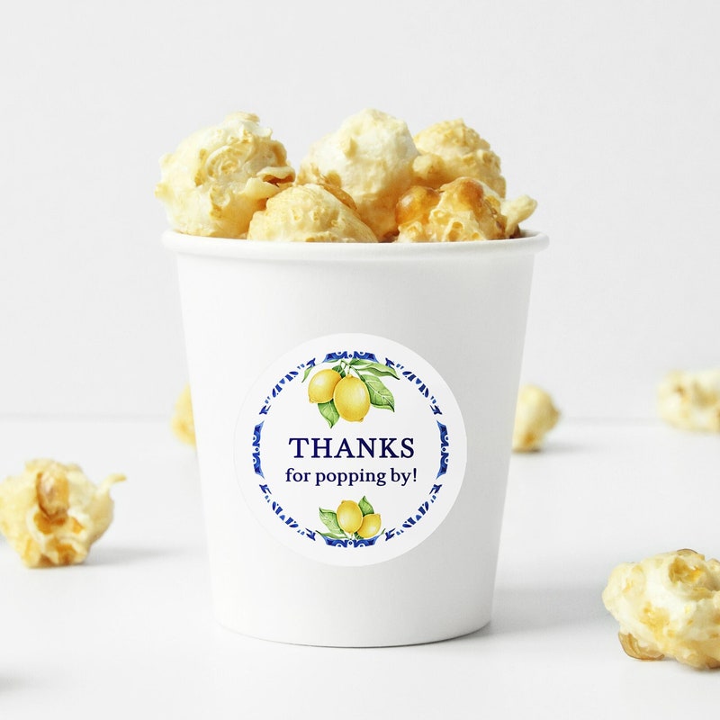 Popcorn Labels - Etsy