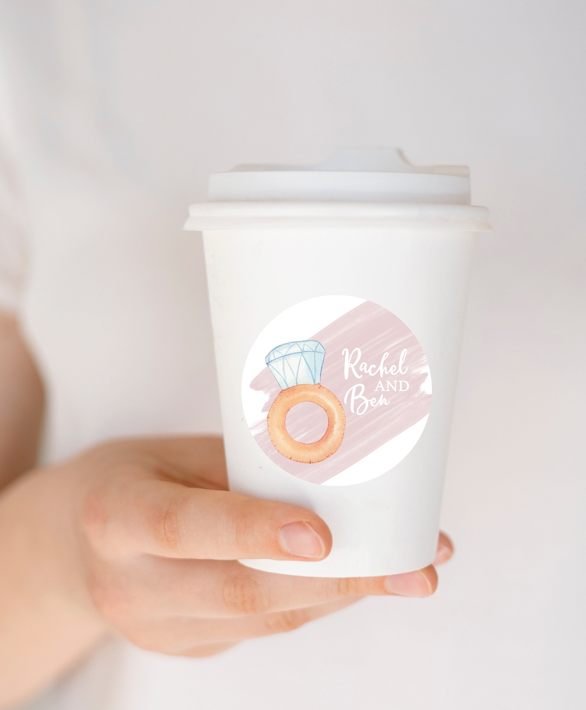 Custom Pool Party Cup Labels for Engagement, Birthday Pool Party Cup ...