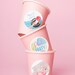 Custom Pool Party Cup Labels for Engagement, Birthday Pool Party Cup ...