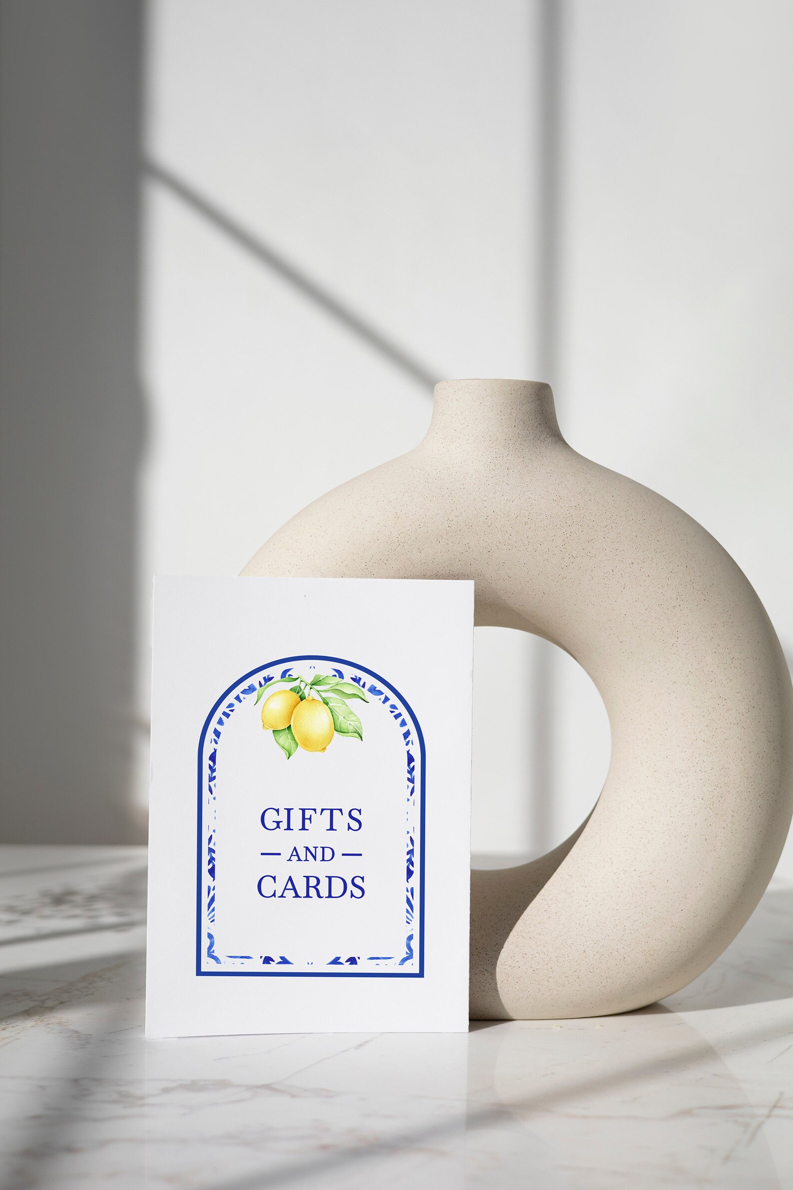 Mediterranean Lemon Gifts and Cards Sign, Amalfi Coast Printable ...
