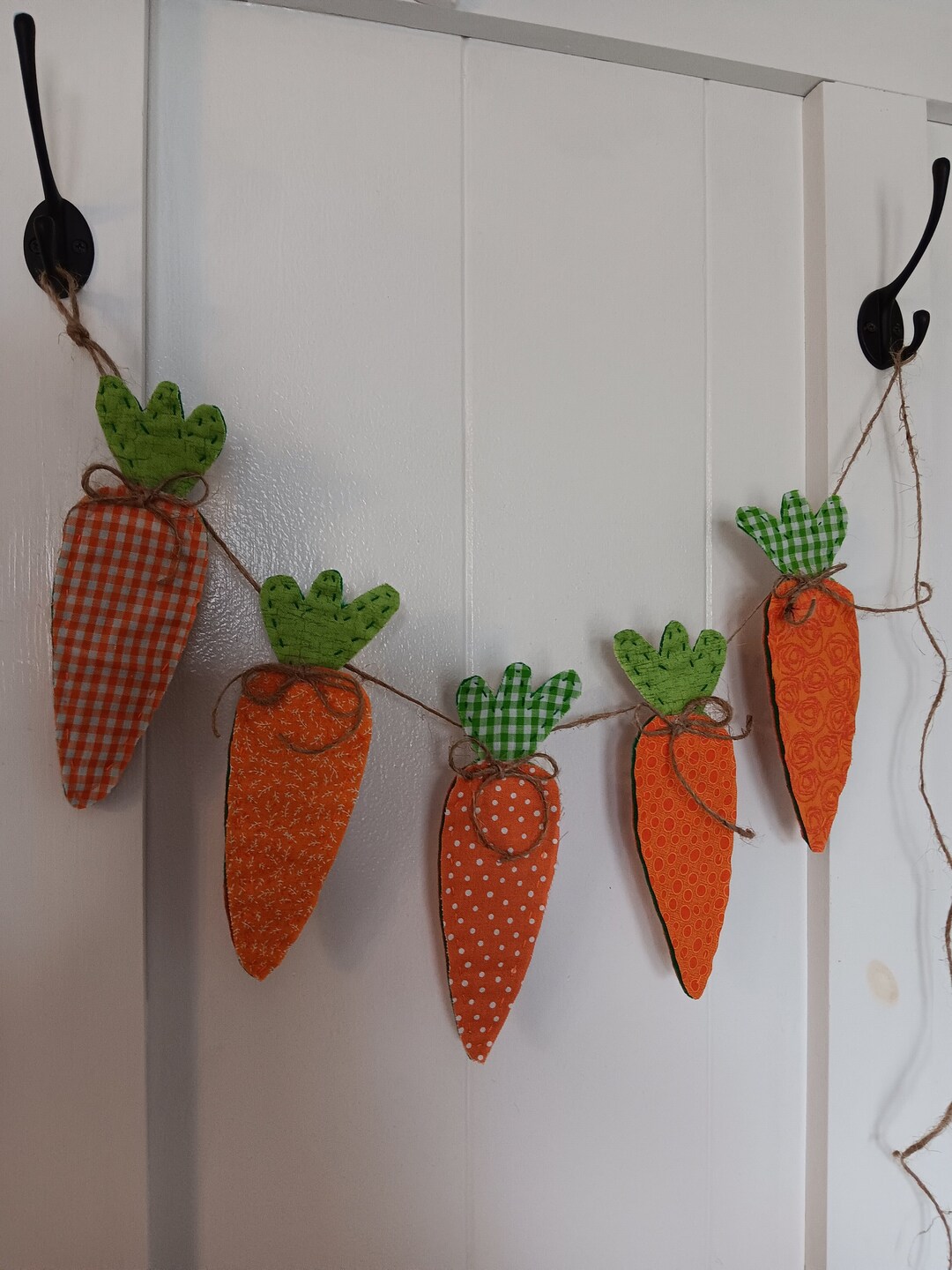 Easter Banner Carrot Banner Spring Decor Carrot Garland Rustic ...