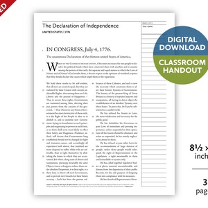 America’s Founding Documents — Declaration of Independence ...