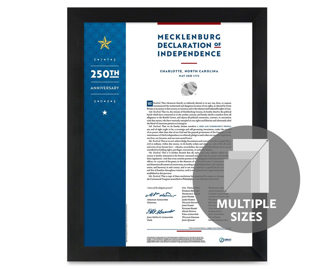 Mecklenburg Declaration of Independence — 250th Anniversary Edition: A ...