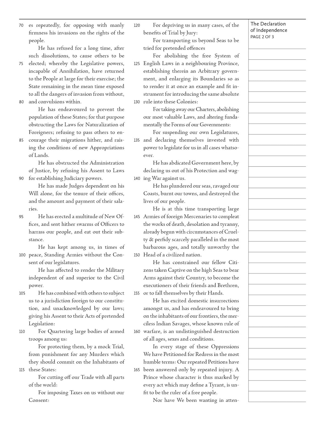 Declaration of Independence (united States | 1776) — Digital Download ...