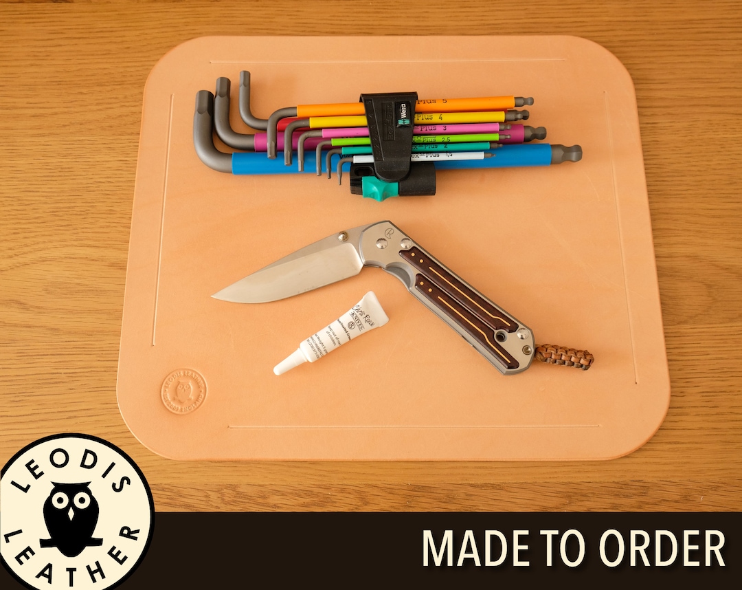 Leather Work Mat or Desk Mat, Made to Order - Etsy
