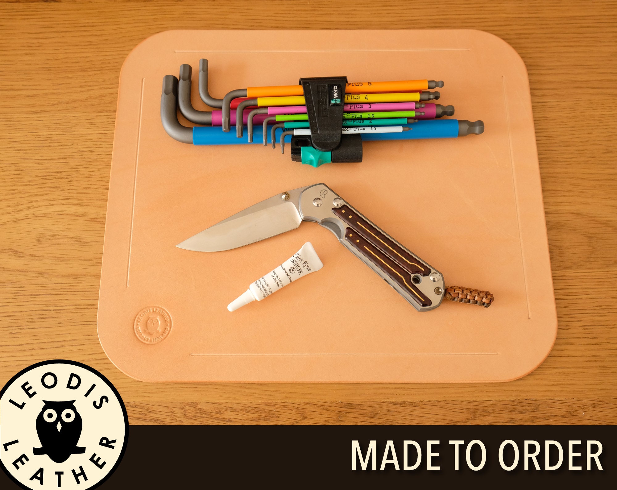 Leather Work Mat or Desk Mat, Made to Order - Etsy