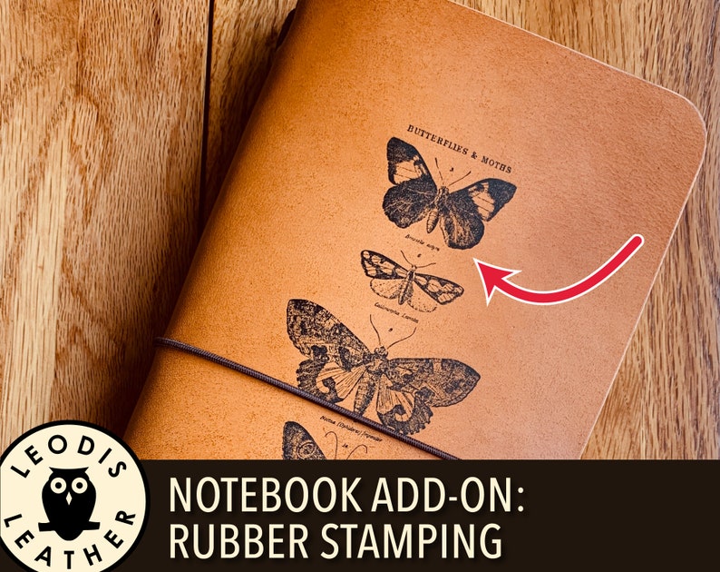 Notebook Add On: Rubber Stamping - Etsy UK