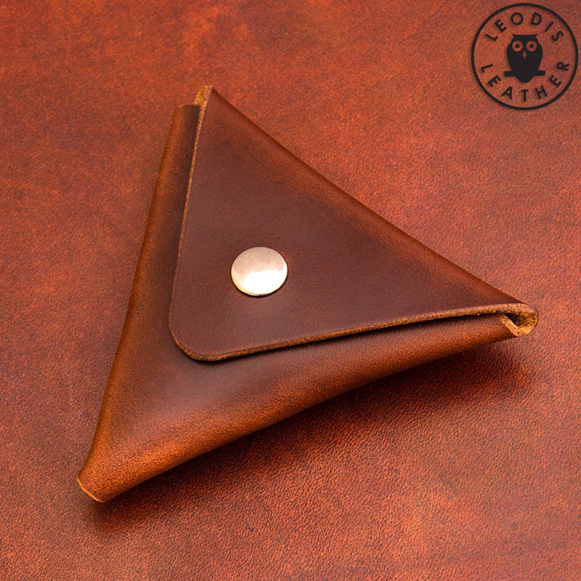 Build Along Leather Pattern 1: Triangular Coin Pouch - Etsy