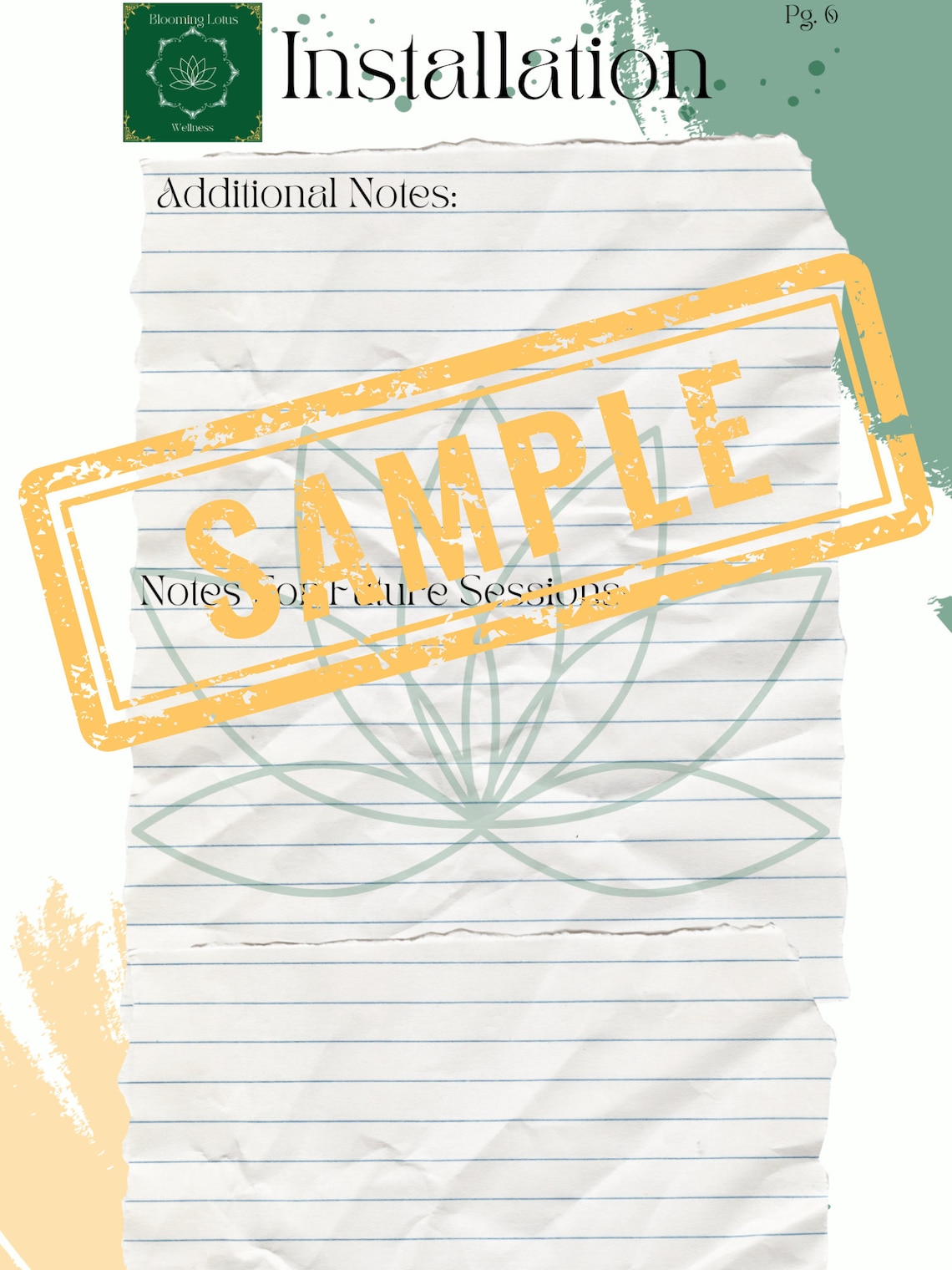 Customizable EMDR Therapy Notes Template - Etsy