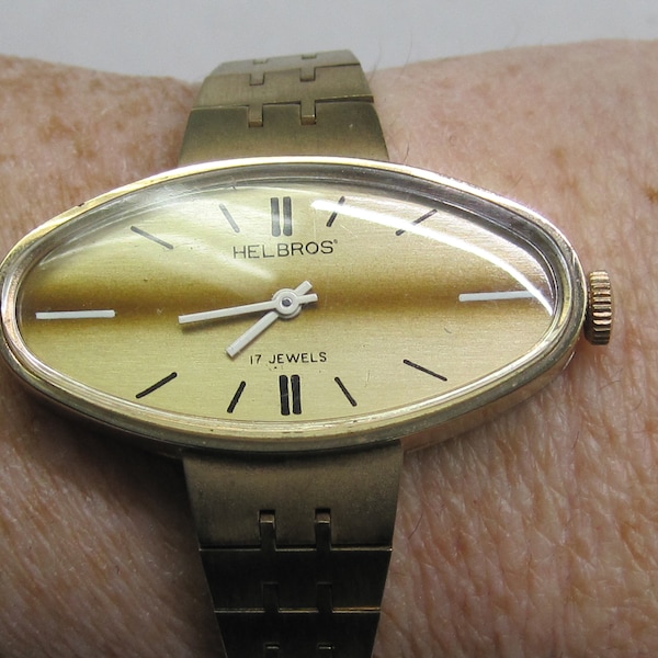 Helbros 17 Jewels Ladies Watch - Etsy