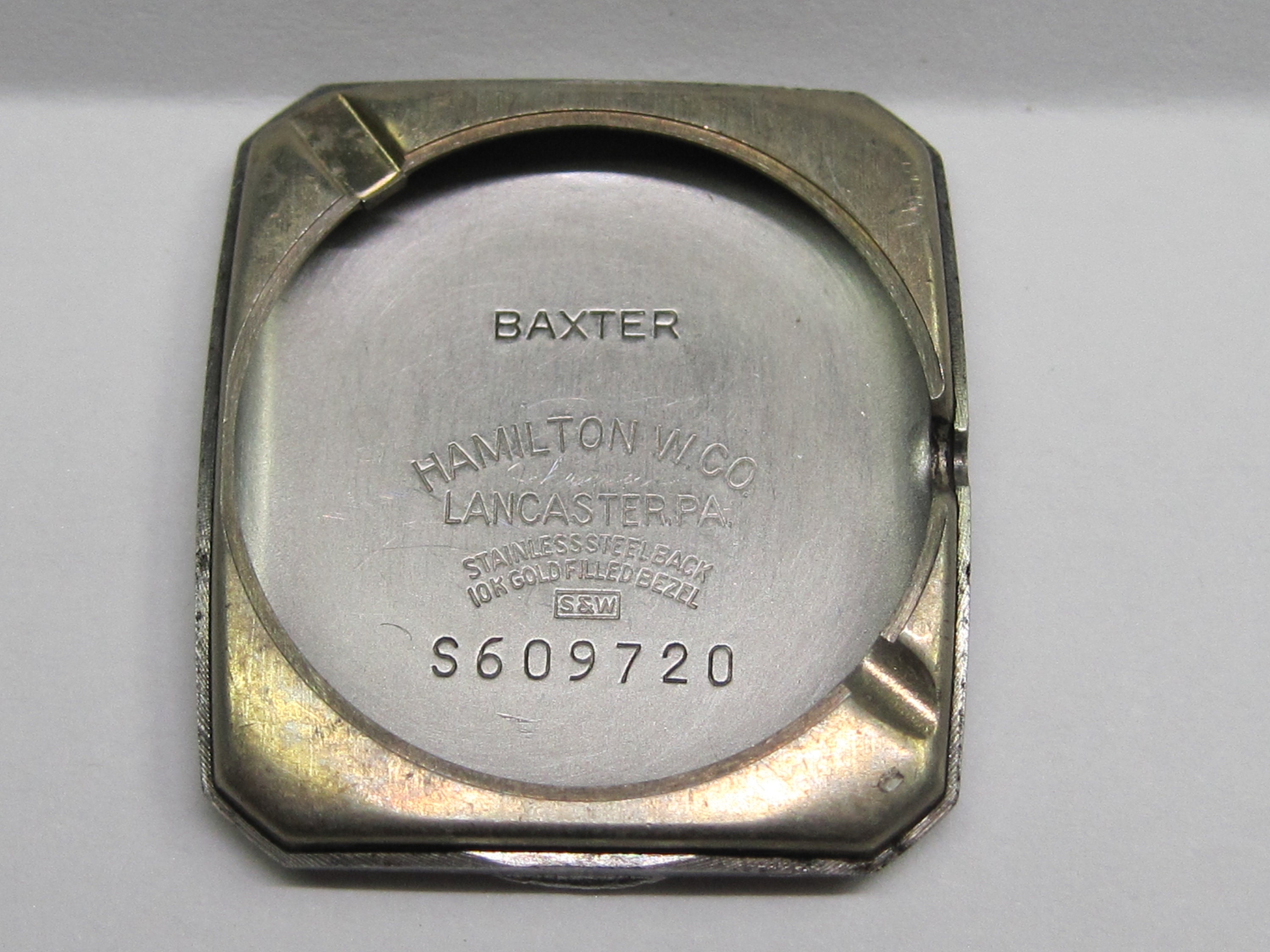 Vintage 1957'S Gents or Ladies Hamilton BAXTER 10KT Yellow Gold Filled ...