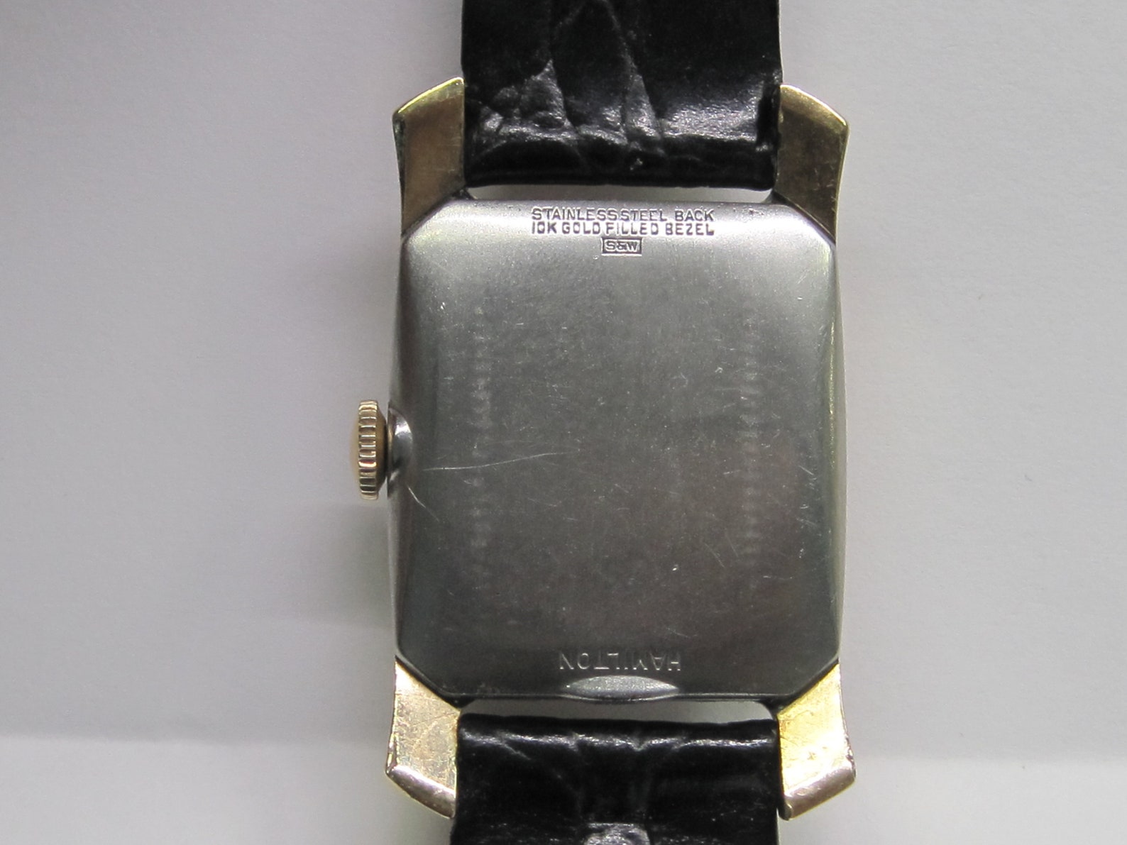 Vintage 1957'S Gents or Ladies Hamilton BAXTER 10KT Yellow Gold Filled ...