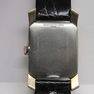 Vintage 1957'S Gents or Ladies Hamilton BAXTER 10KT Yellow Gold Filled ...