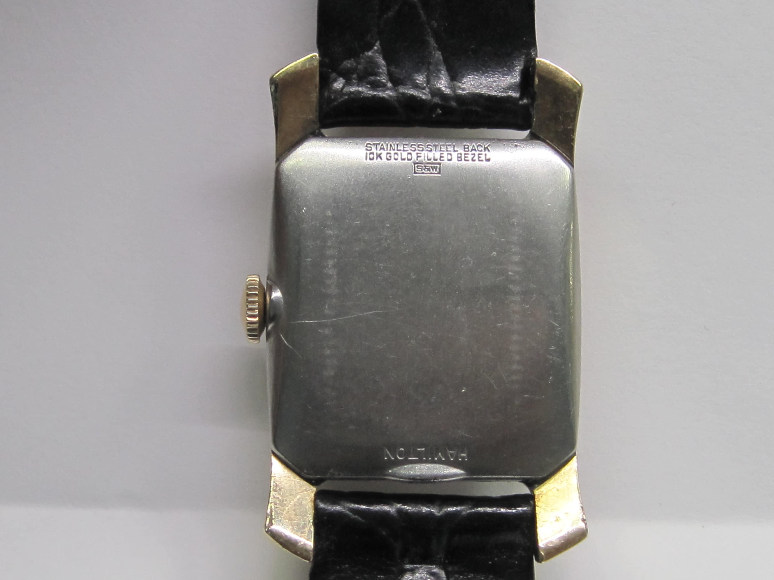 Vintage 1957'S Gents or Ladies Hamilton BAXTER 10KT Yellow Gold Filled ...