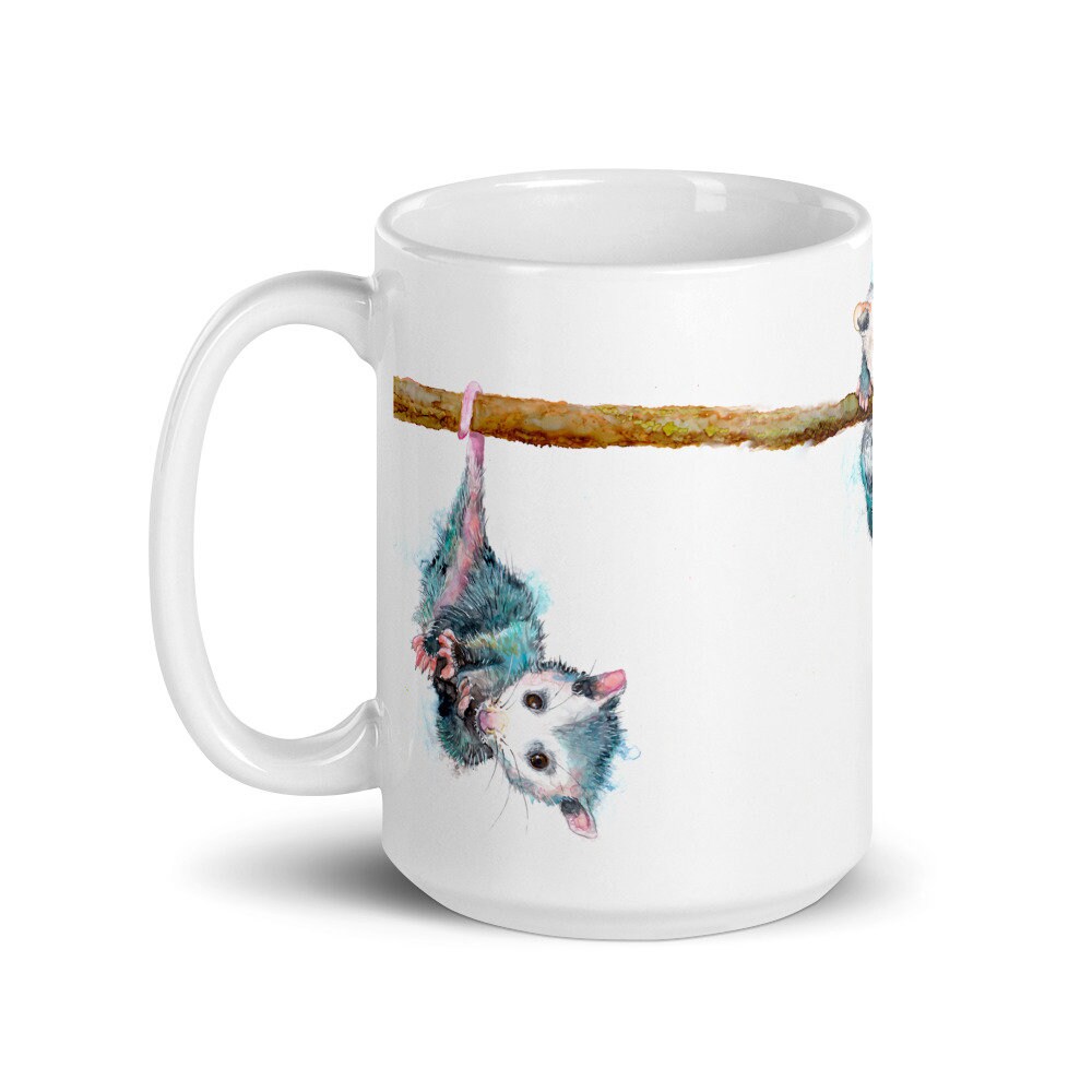 Opossums Coffee Mug Baby Possum Hanging Opossum Tea Cup | Etsy