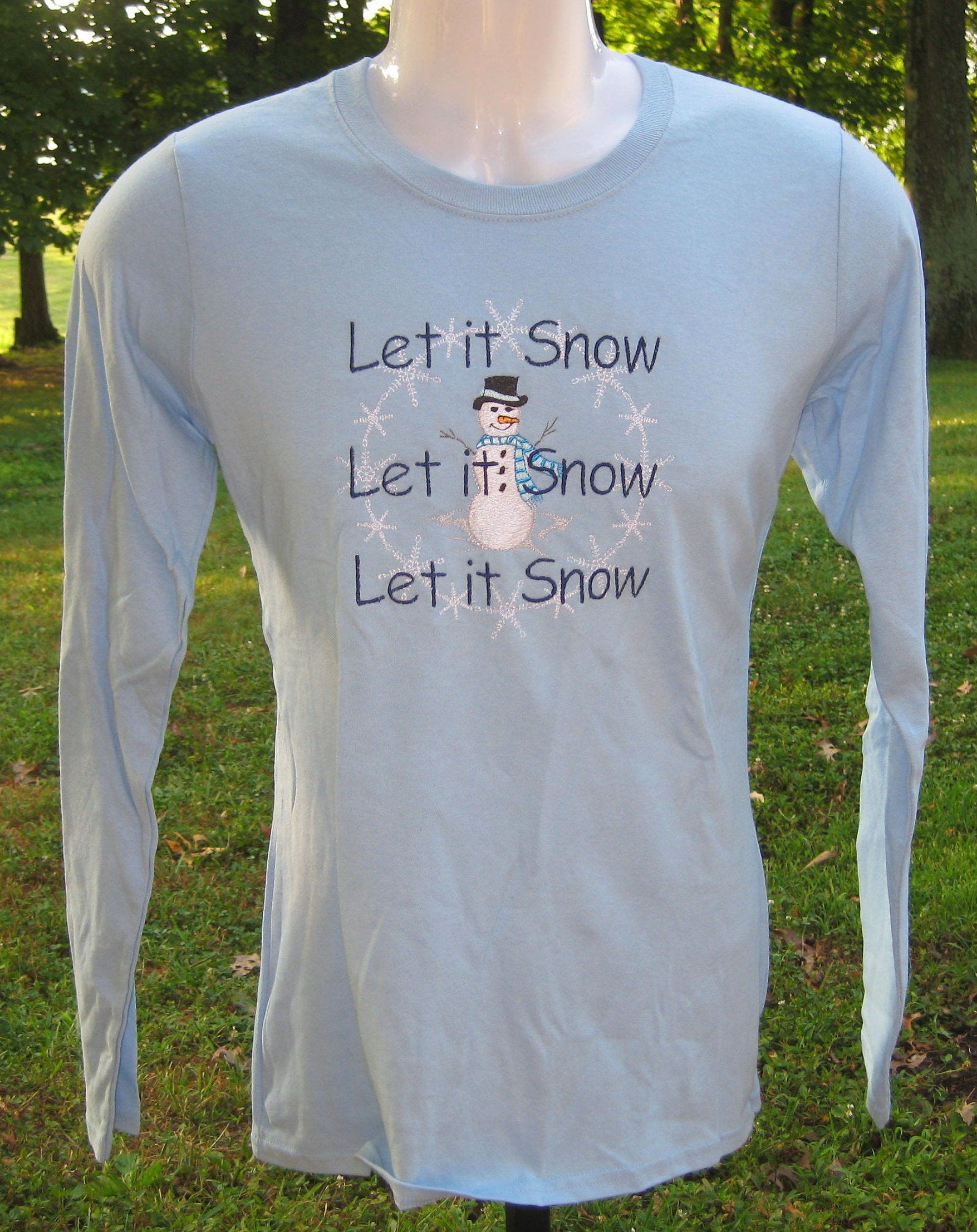 Snow Snow Snow Tee Shirt à manches longues De nombreuses tailles pour ...