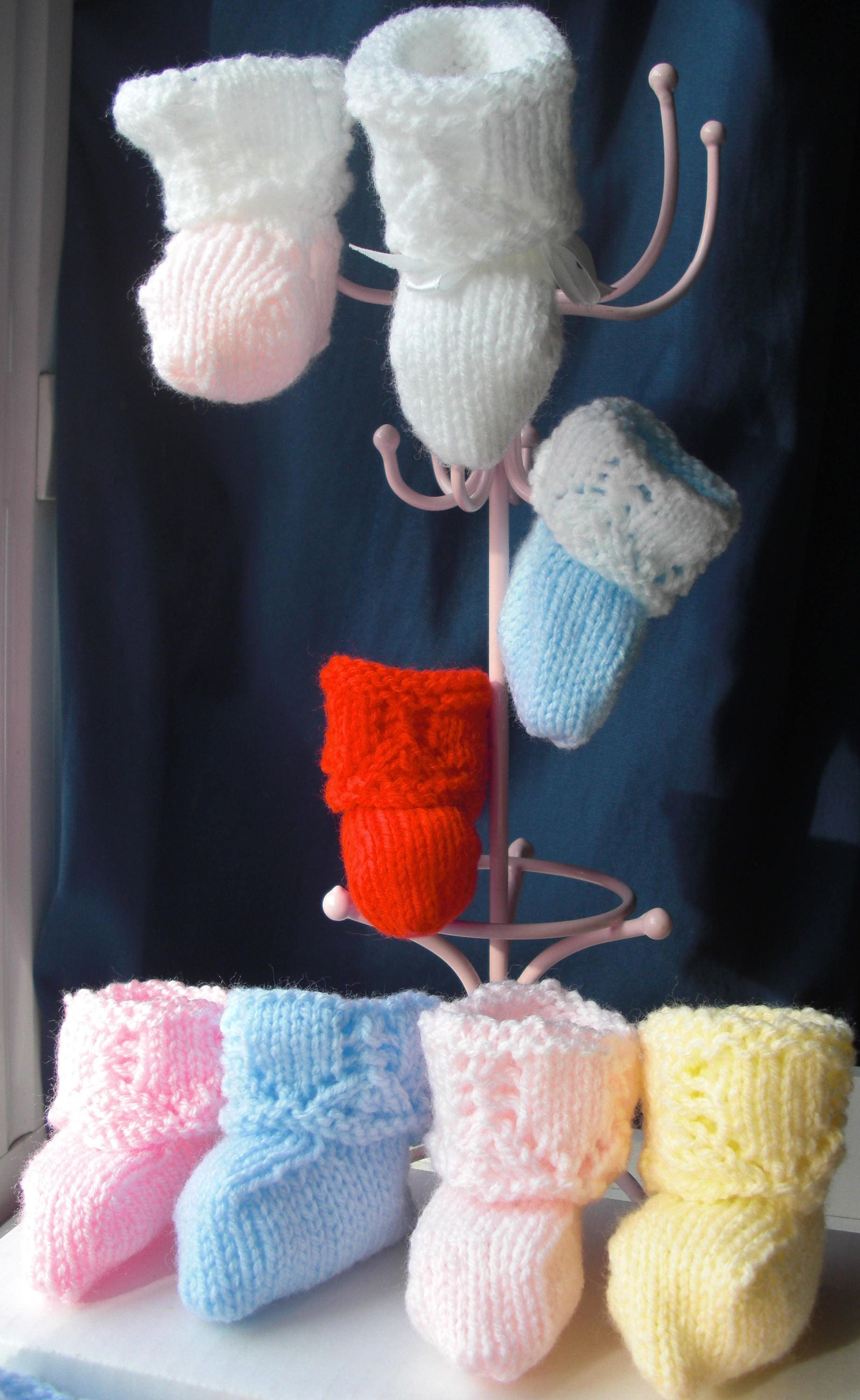 Juego de botines y mitones para bebés, 0-9mnts Varios colores Nuevo ...