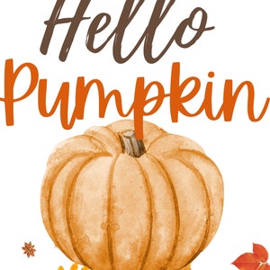 FALL PRINTABLE ART Set of 6, Fall Wall Decor, Printable Thanksgiving ...
