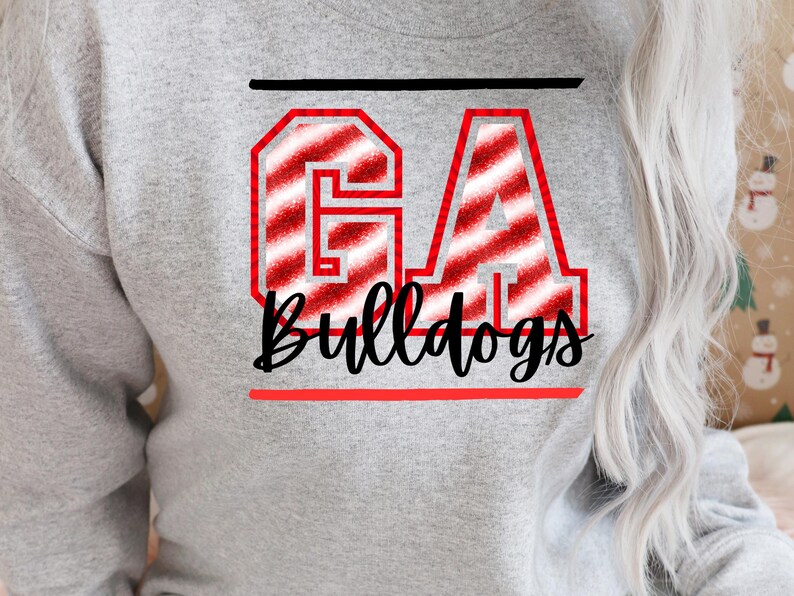 Georgia Bulldogs Football PNG: UGA Game Day Sublimation Design (digital ...
