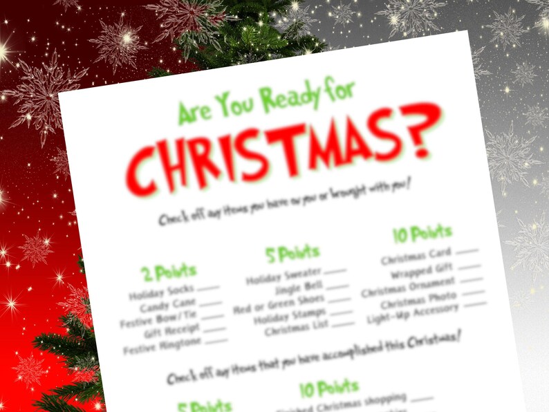 Grinch Christmas Party Game Bundle: Printable Holiday Games (digital ...