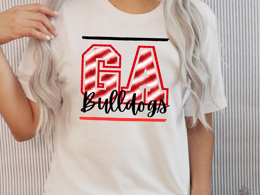 Georgia Bulldogs Football PNG: UGA Game Day Sublimation Design (digital ...