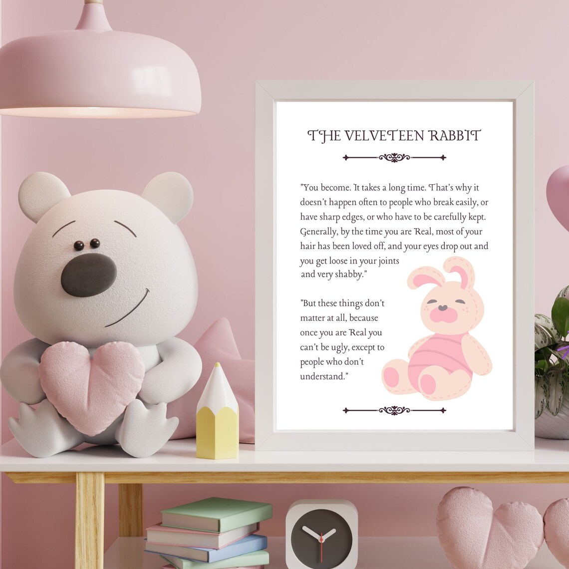 Velveteen Rabbit Print, Nursery Decor (PDF) - Etsy