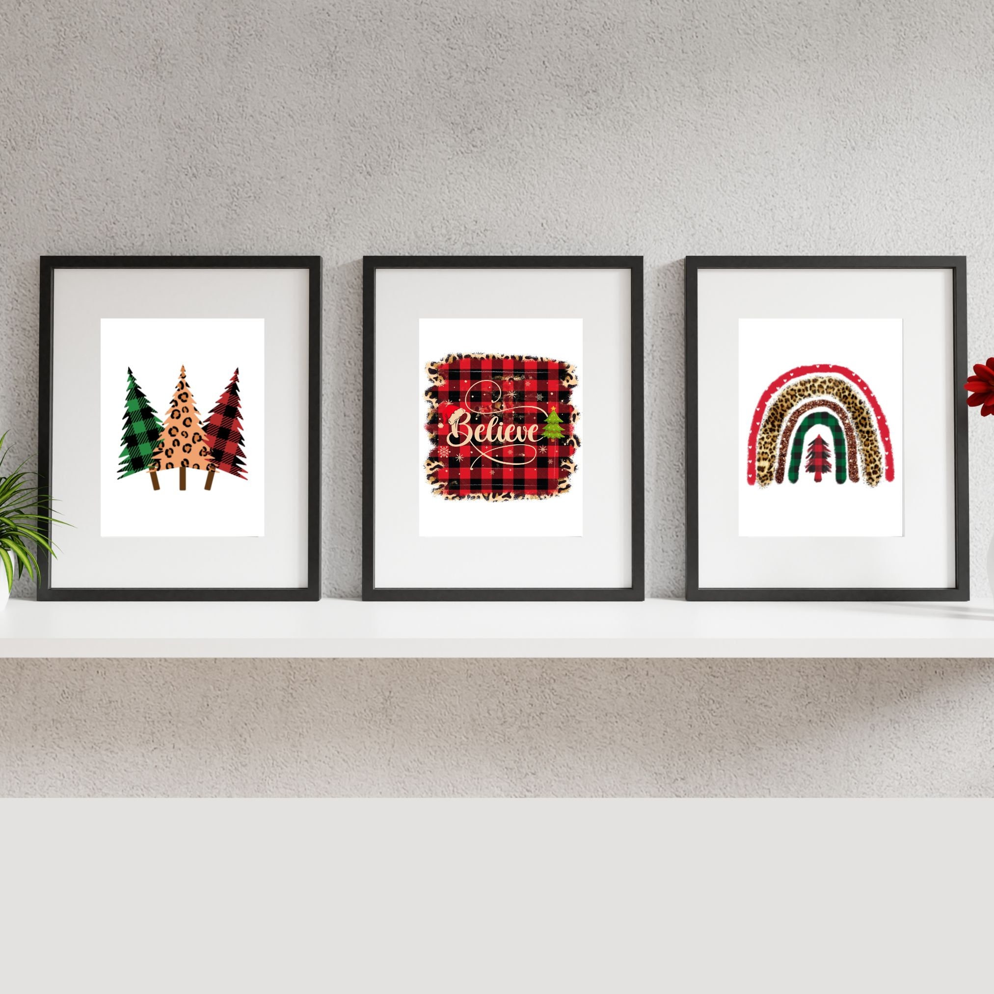 Christmas Printables|christmas Wall Art|christmas Flannel Print|holiday ...
