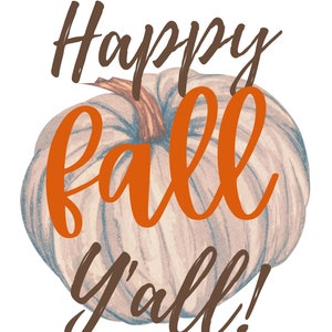 FALL PRINTABLE ART Set of 6, Fall Wall Decor, Printable Thanksgiving ...