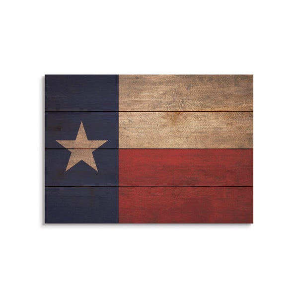 Wooden Texas Flag - Etsy