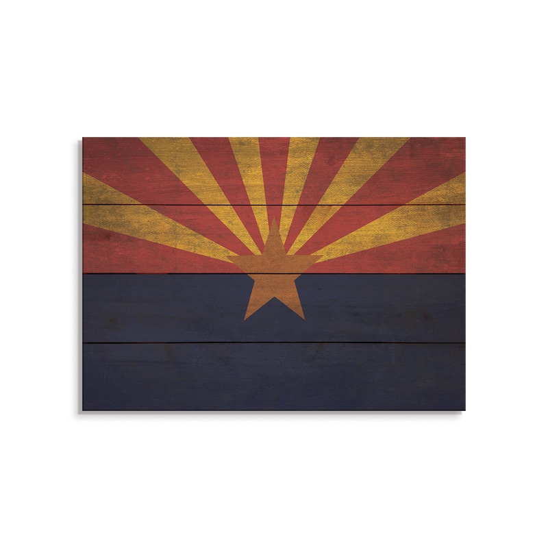 Arizona State Flag Svg - Etsy