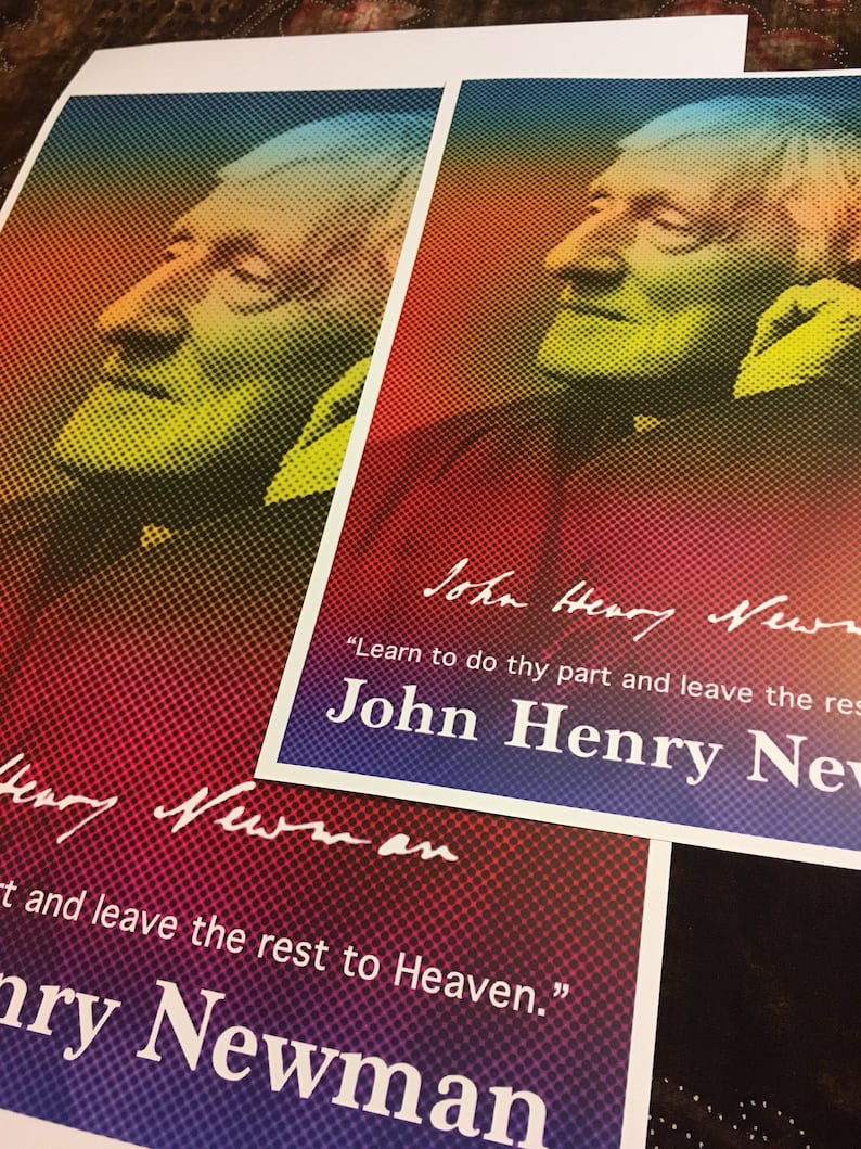 John Henry Newman Quote Poster - Etsy