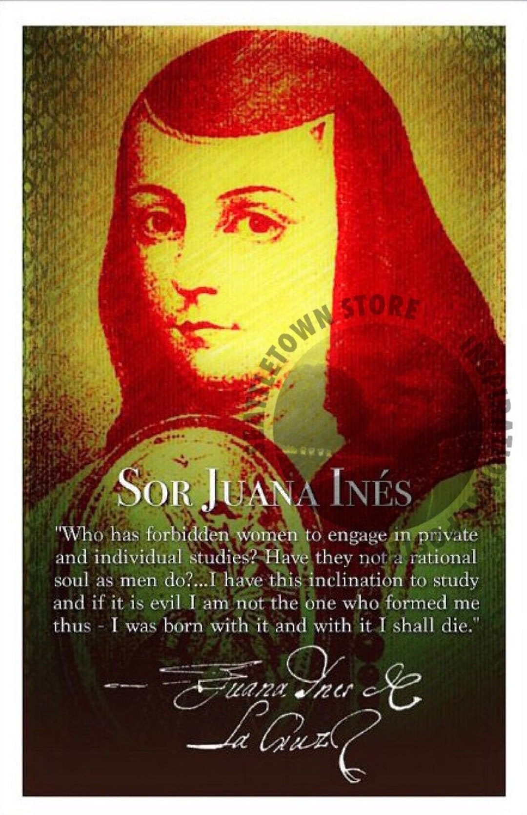 Sor Juana Inés De La Cruz Beautiful and Unique Inspirational - Etsy
