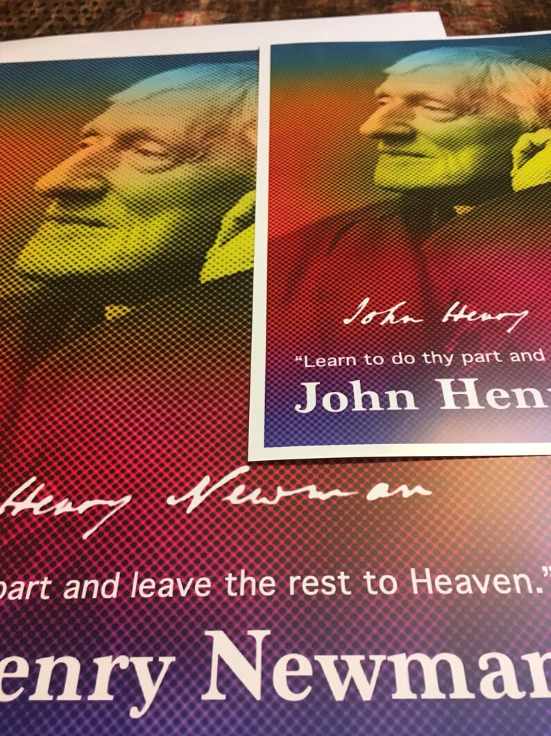 John Henry Newman Quote Poster - Etsy