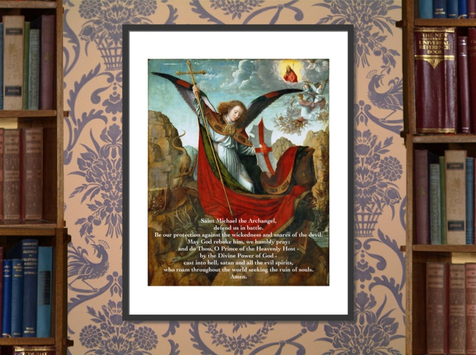 St. Michael the Archangel Prayer Poster Religious Print - Etsy